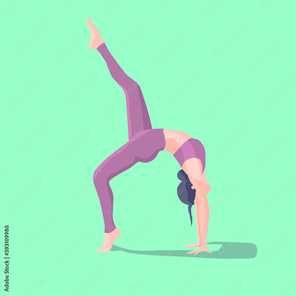 Yoga life style Stock Vector | Adobe Stock
