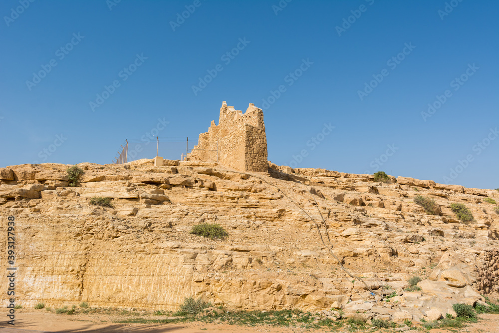 Historic buildings in Dariyah clay castle, also as Dereyeh and Dariyya ...
