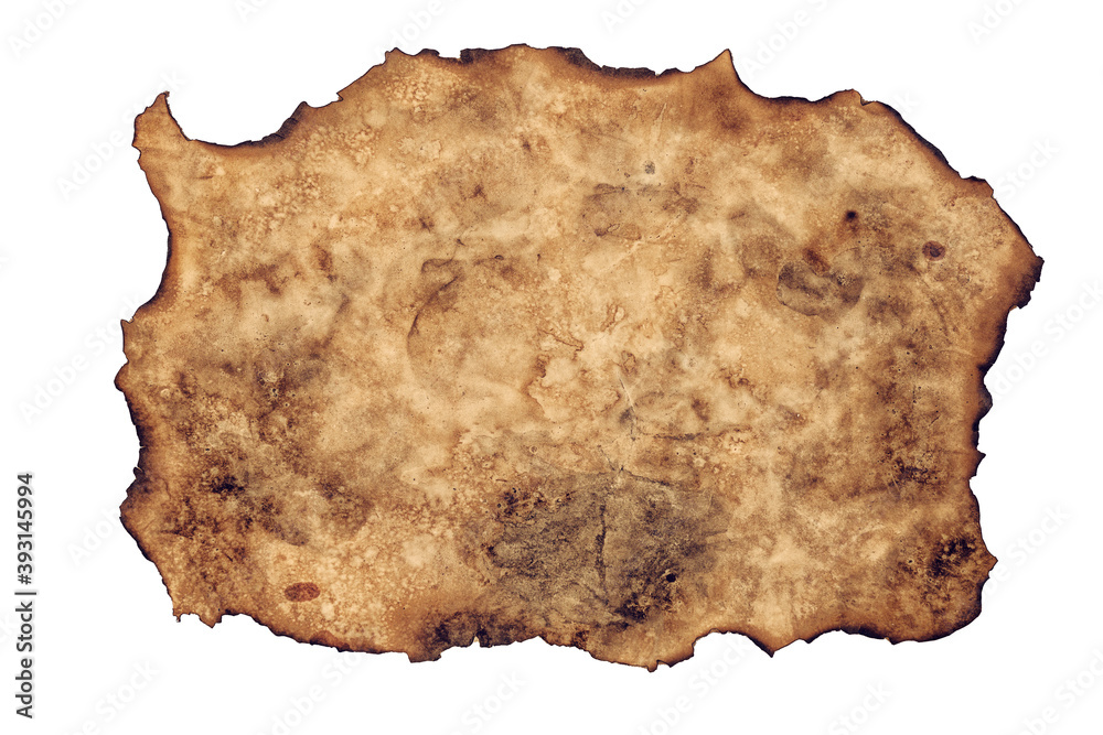 burn out brown paper texture background sheet of old paper, paper ...