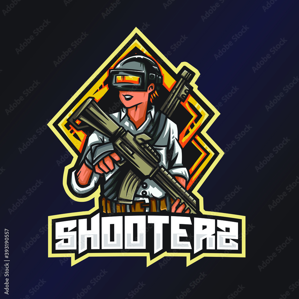 Shooterz Esports Logo. Soldier Logo. Esport Team Logo. Streamer Gaming ...