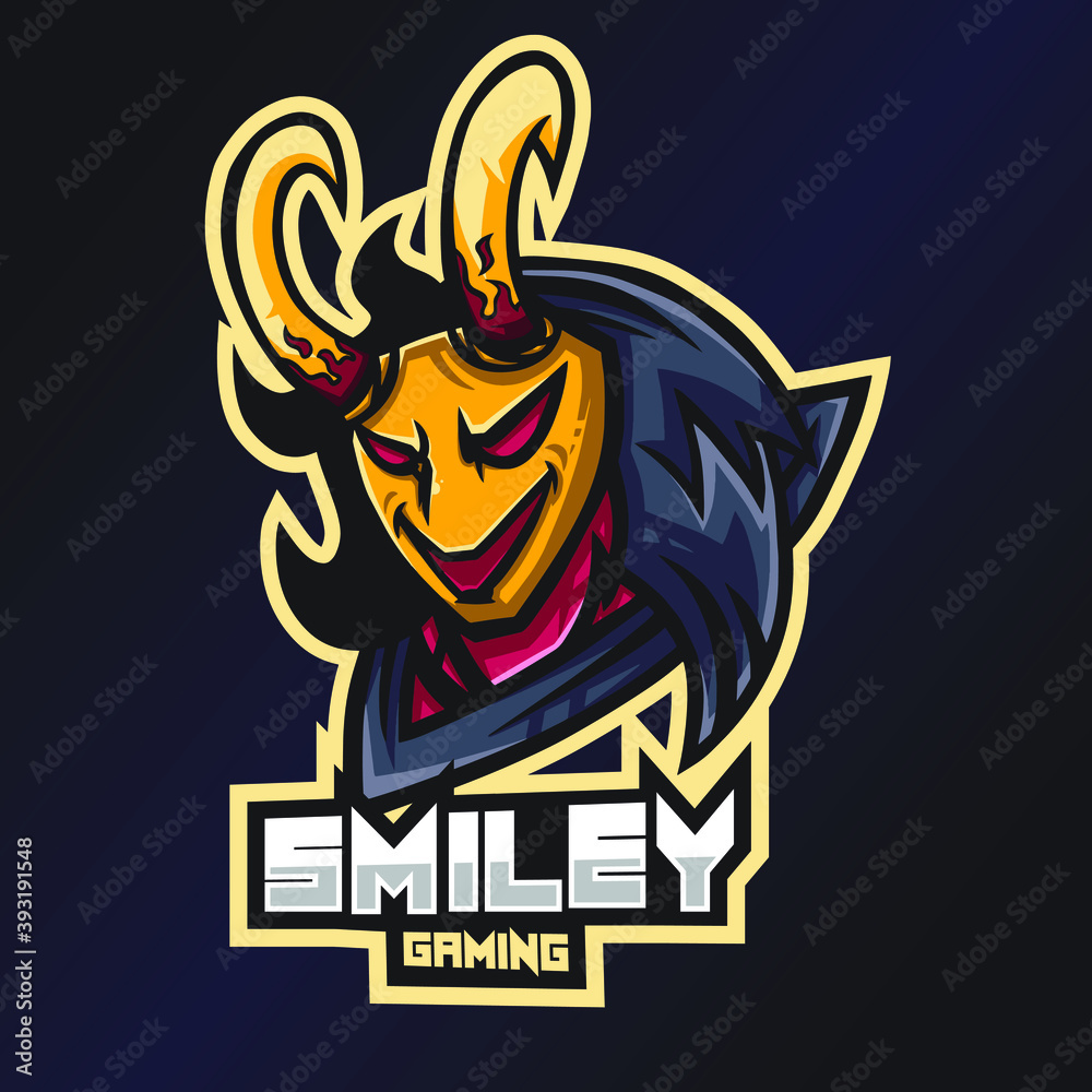 Smiley Logo. Villain Logo. Esport Team Logo. Streamer Gaming Logo ...