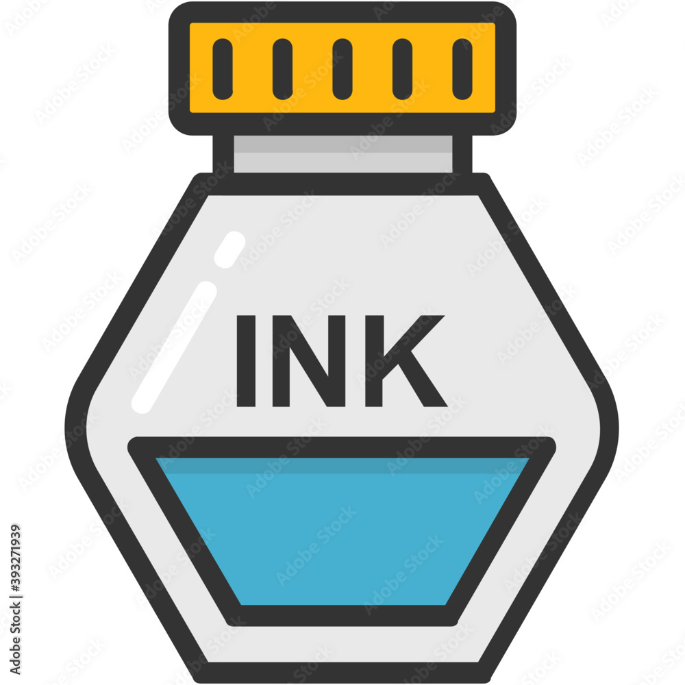 Ink Vector Icon Stock Vector | Adobe Stock