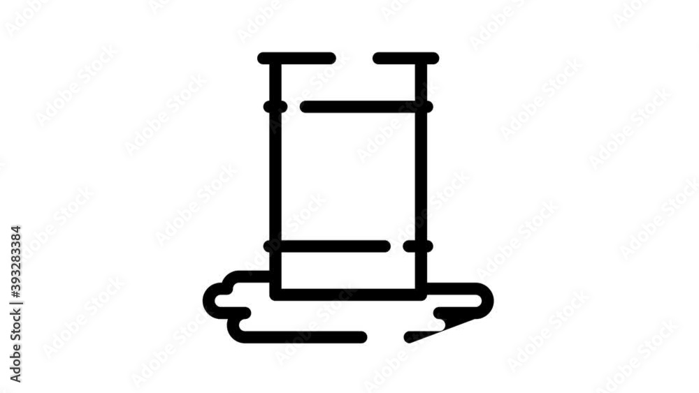 Pollution of Nature Icon Animation Environmental Pollution, Chemical ...