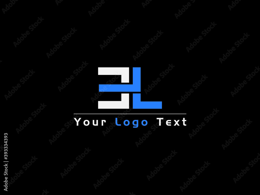 LE L E L&E Letter Type Logo Stock, Le Logo Letter Design Stock Vector ...