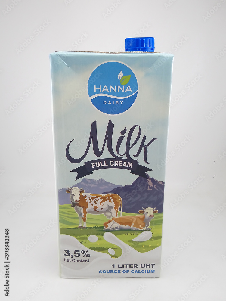 Hanna dairy full cream milk in Manila, Philippines Stock Photo | Adobe ...