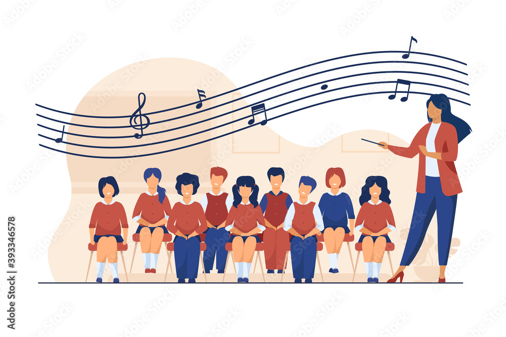 Choir Director Cartoon
