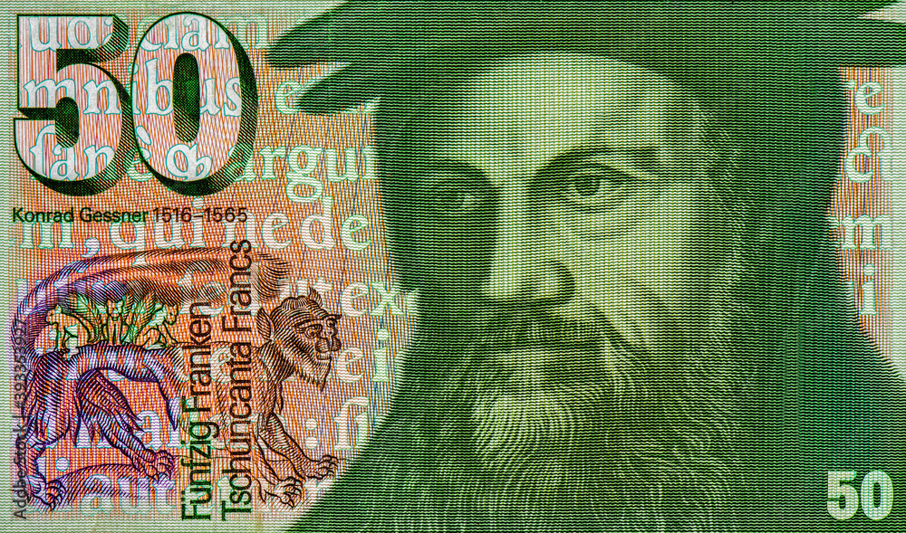 Foto de Portrait of scholar Konrad Gesner (Conrad Gessner, 1516-1565 ...