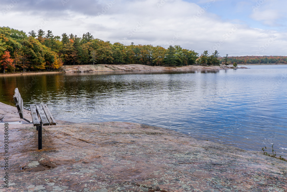Killbear Provincial Park, a small park with typical Georgian bay ...