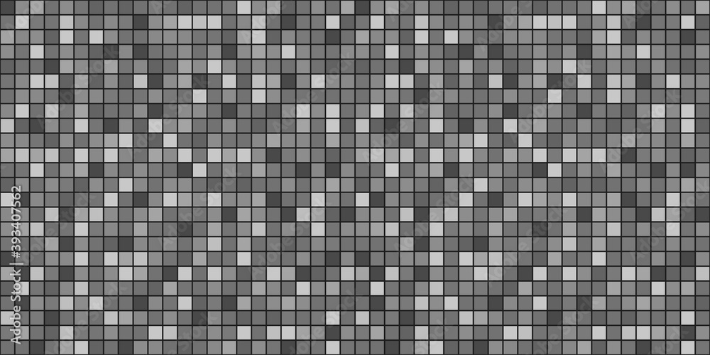 Tile background. Seamless tiled texture with many squares. Pixel ...