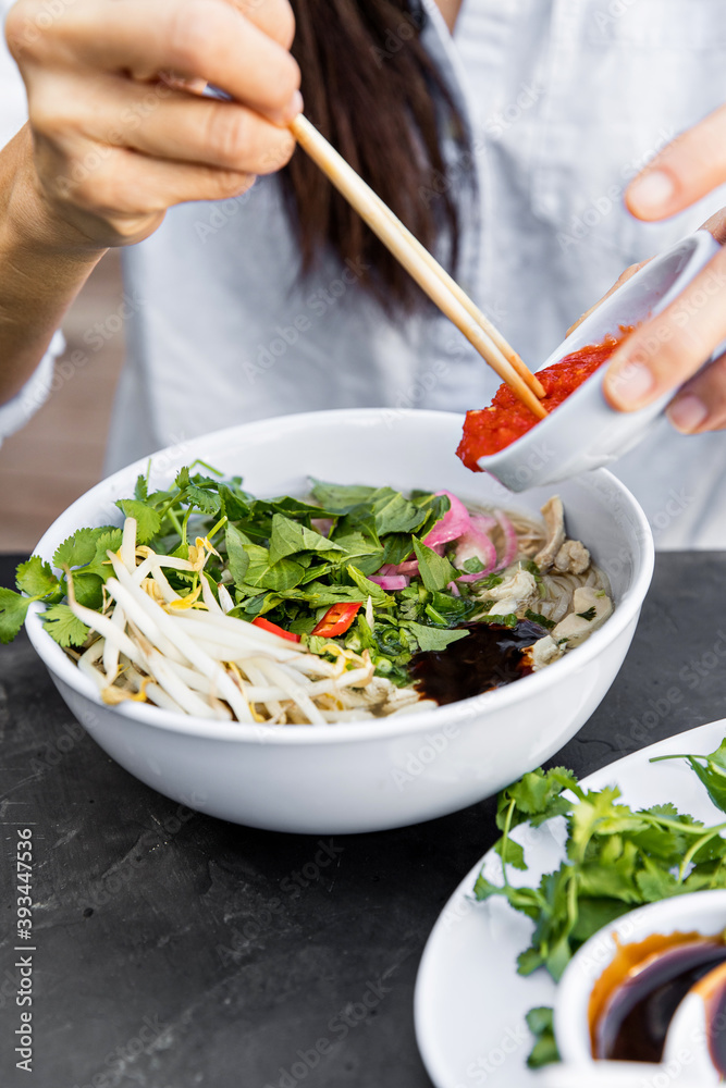 Table of Asian Cuisine Stock Photo | Adobe Stock