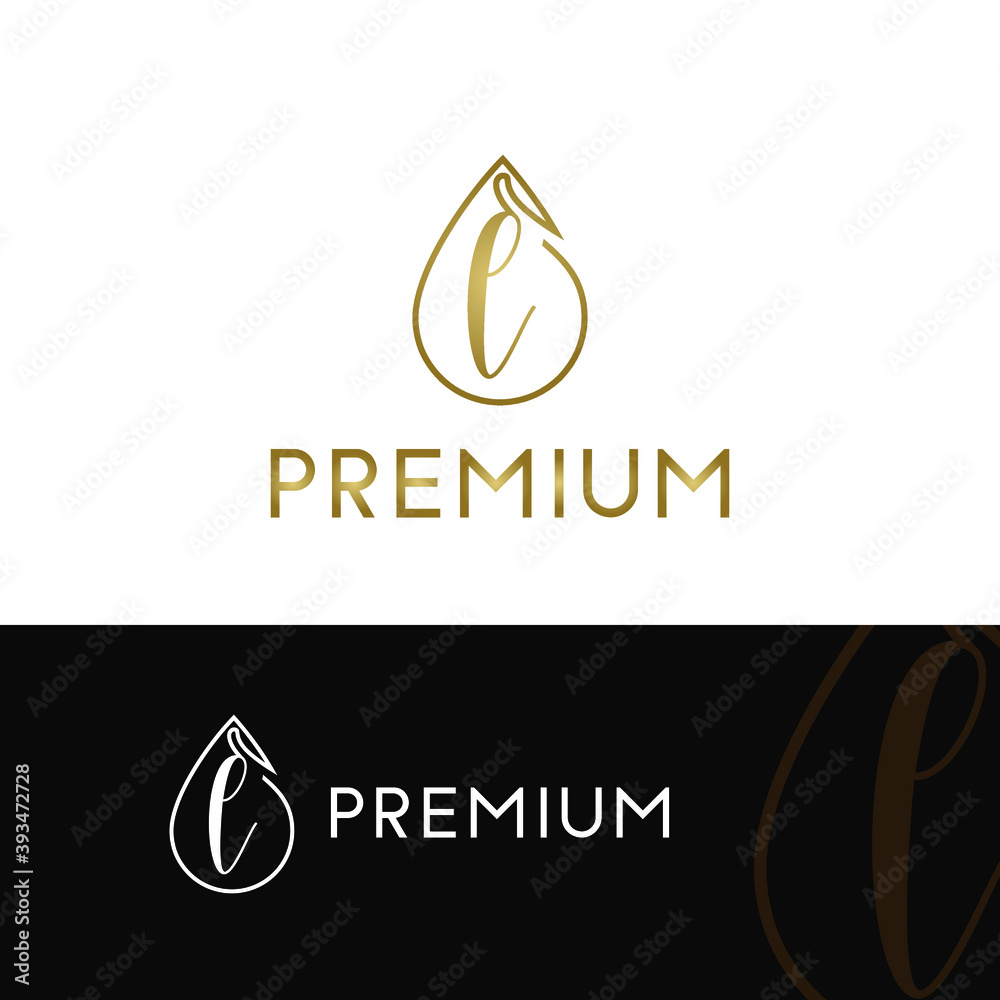 Elegant luxury initial l letter for cosmetic, make up, hotel, boutique ...
