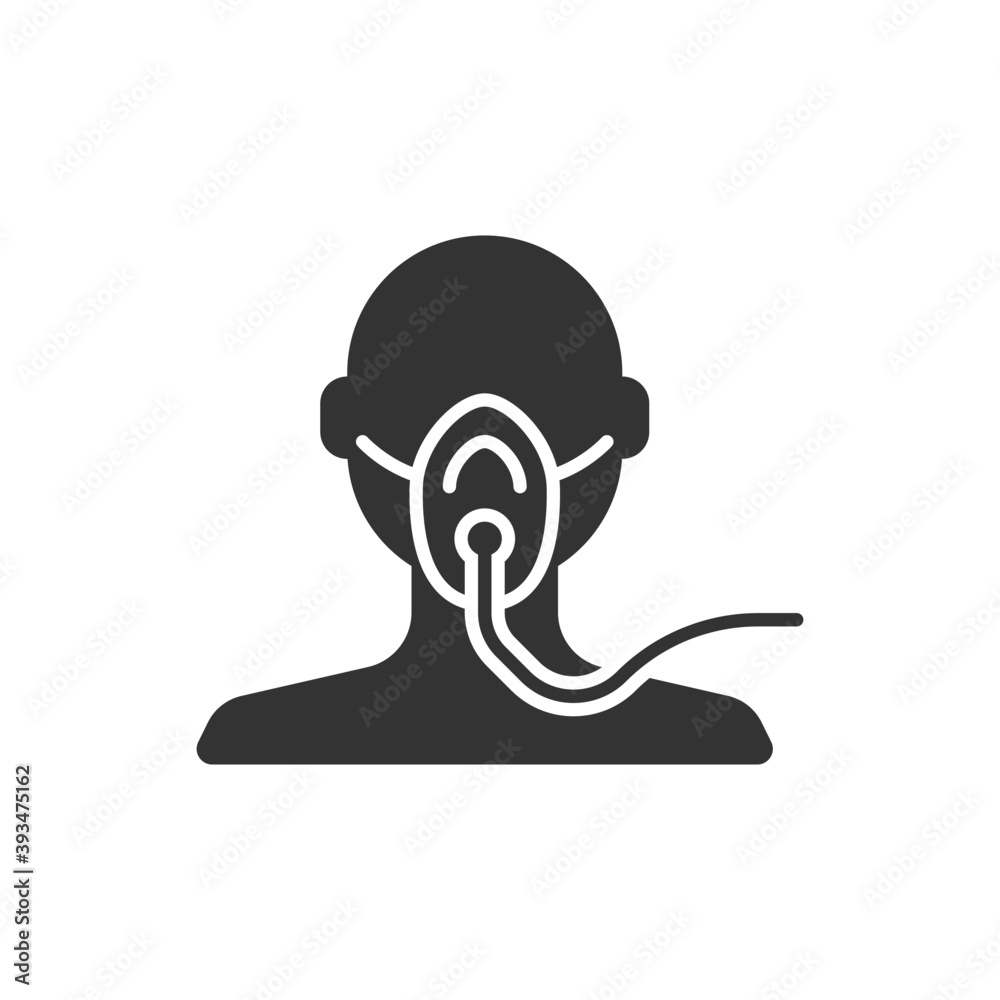 oxygen mask icon vector illustration Stock Vector | Adobe Stock