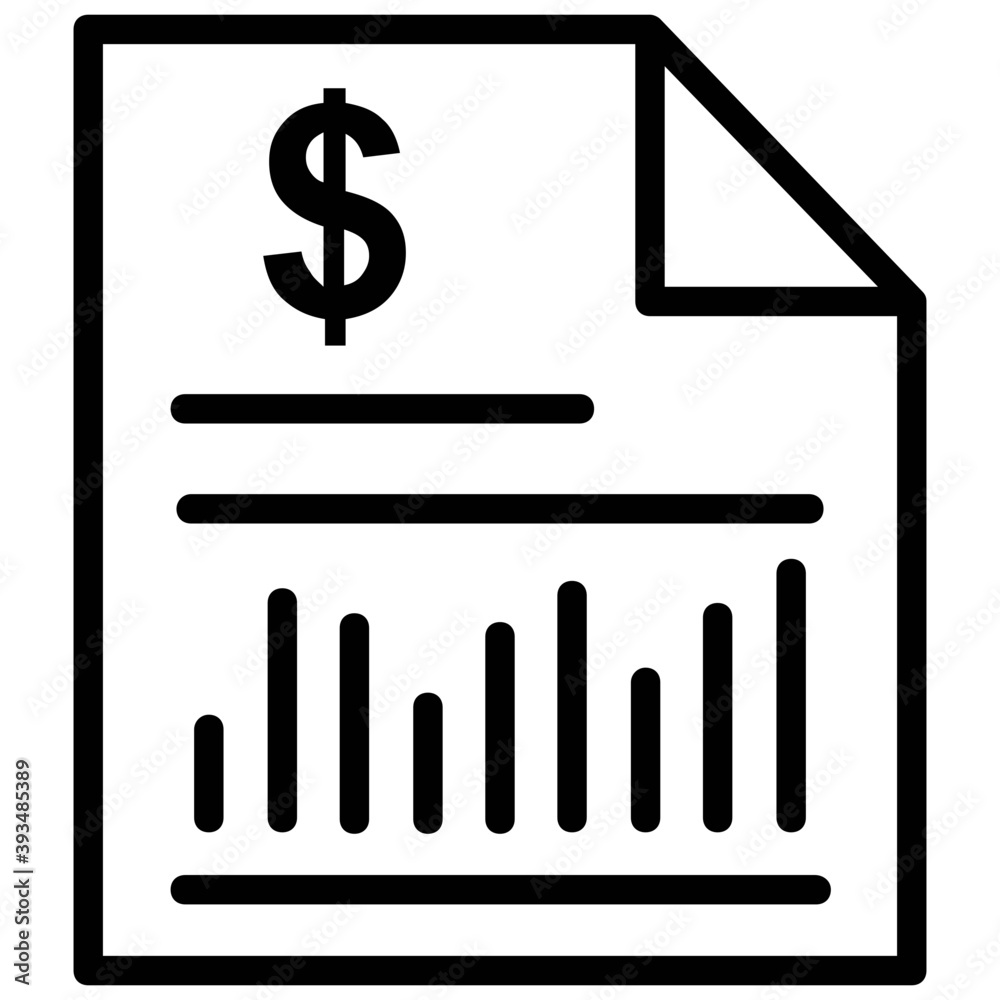Bank Statement A Concept Of Bank Cash Flow Statement Stock Vector