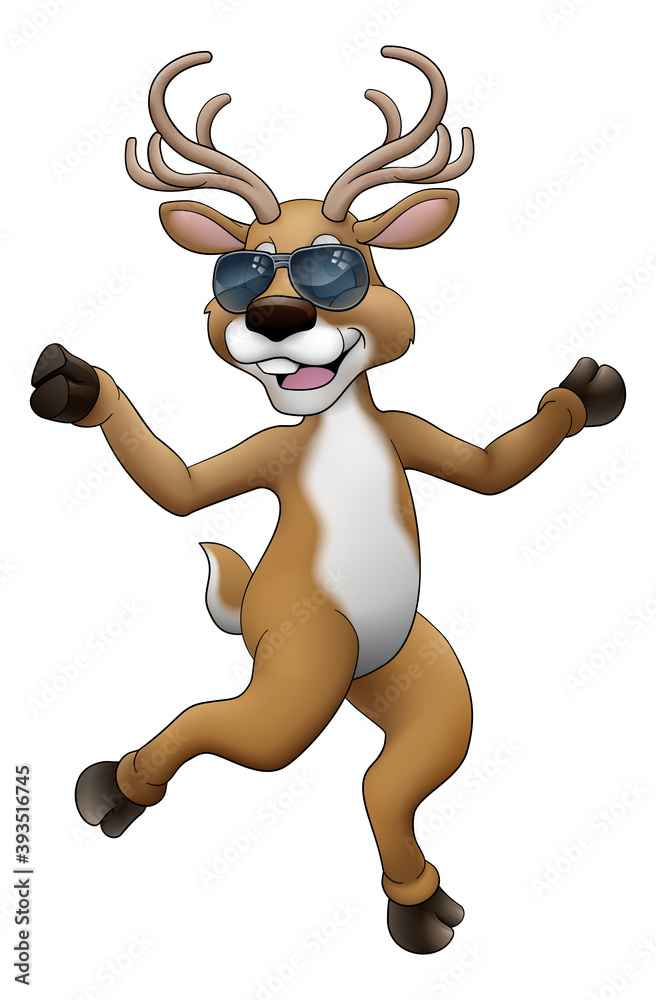Santas Reindeer Cartoon Images