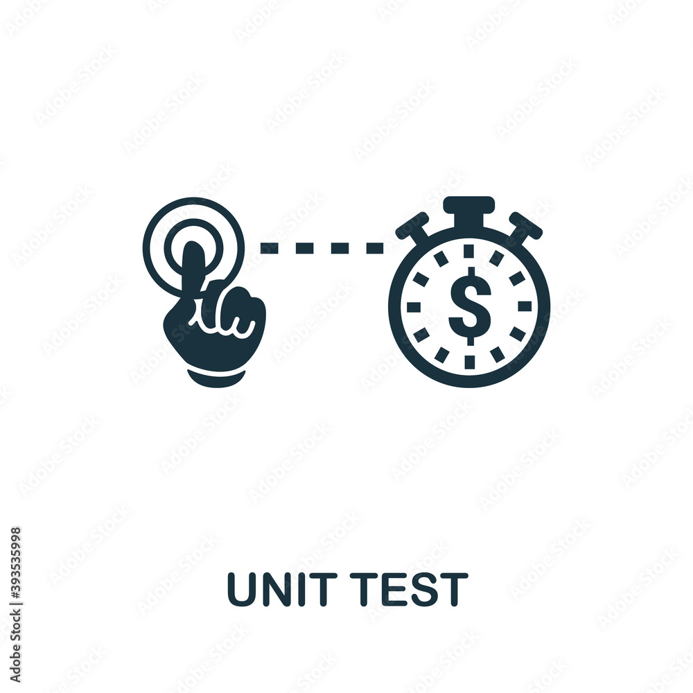 Unit Test Icon Simple Element From Agile Method Collection Filled 