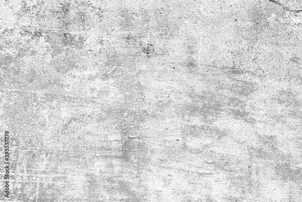 Light gray uneven grungy grainy background. Damaged crumbling concrete ...