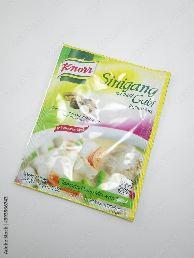 Knorr sinigang na may gabi (tamarind soup mix with taro) in Quezon City ...