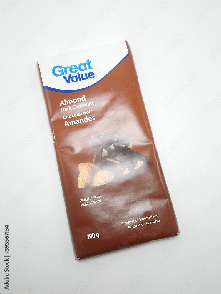 Great value almond dark chocolate in Quezon City, Philippines Stock ...