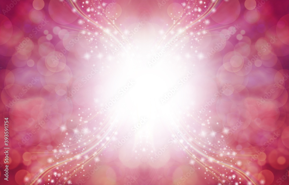 Christmas Bokeh Red Sparkles Background - white centre and red pink ...