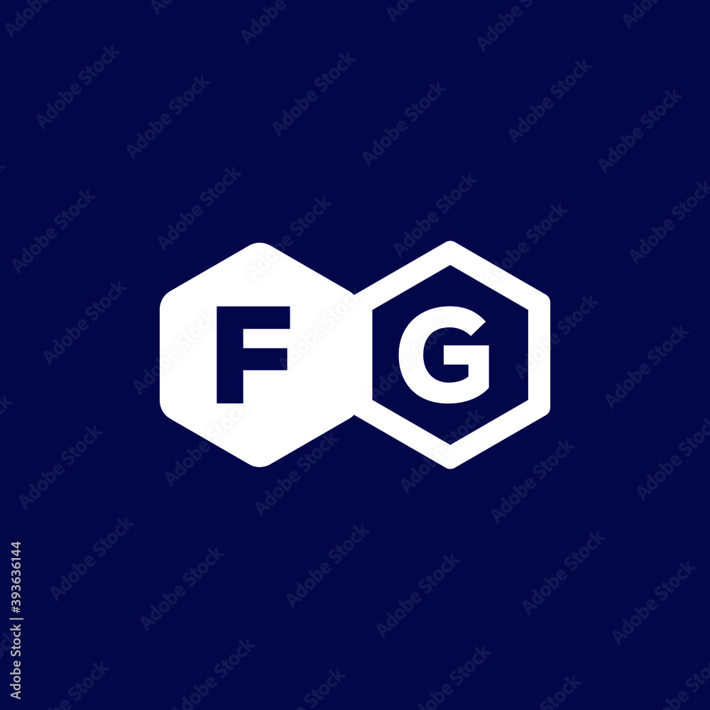 FG Initial Letter Modern Unique Logo for Clothing Brand Fashion Logo ...