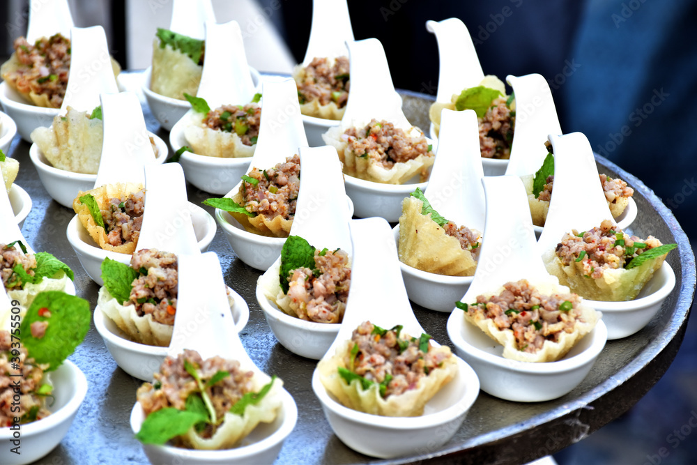 Thai people celebrate Songkran Day with a cocktail reception in a ...