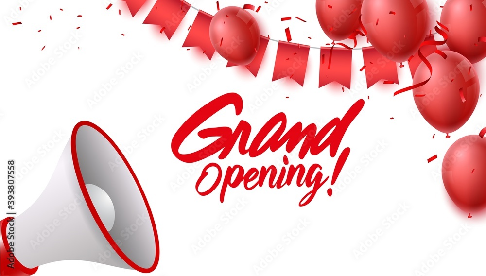 Grand Reopening Vector