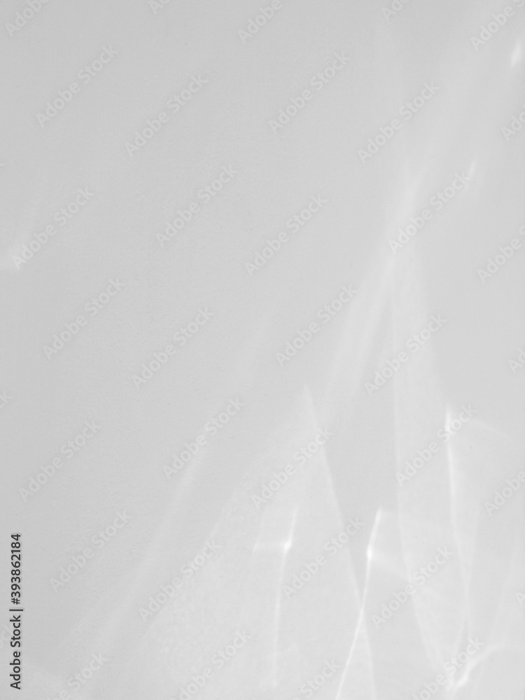 reflected light on the white wall background Stock Photo | Adobe Stock