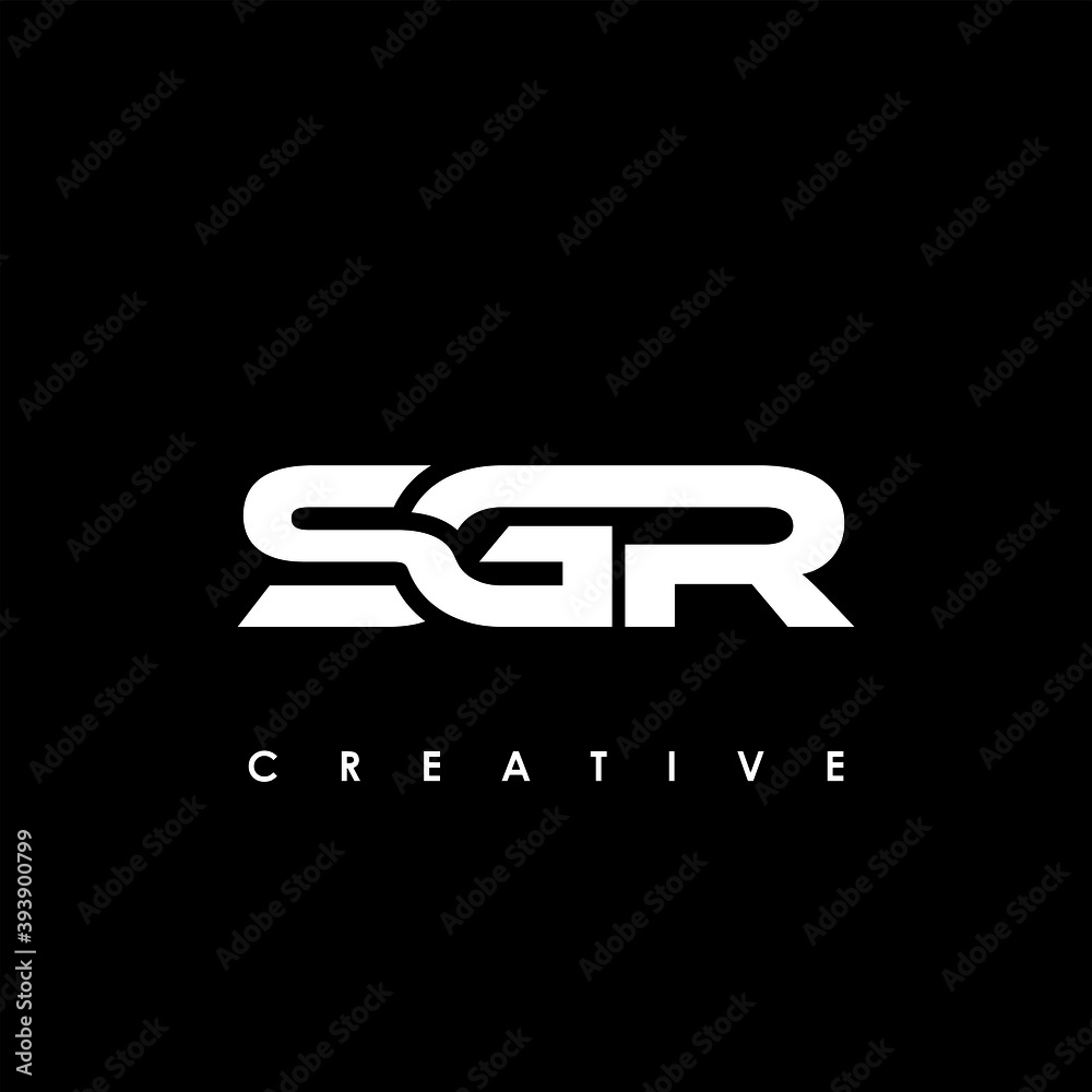 SGR Letter Initial Logo Design Template Vector Illustration Stock ...