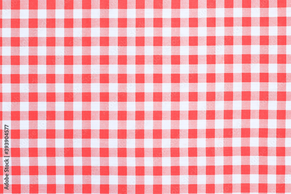 red and white checkered tablecloth Stock Photo | Adobe Stock