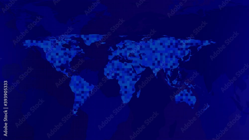 World map digital technology concept, Business networking, digital tech ...