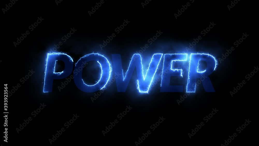 Animated Motivational Title with Electricity Effect for Presentations ...