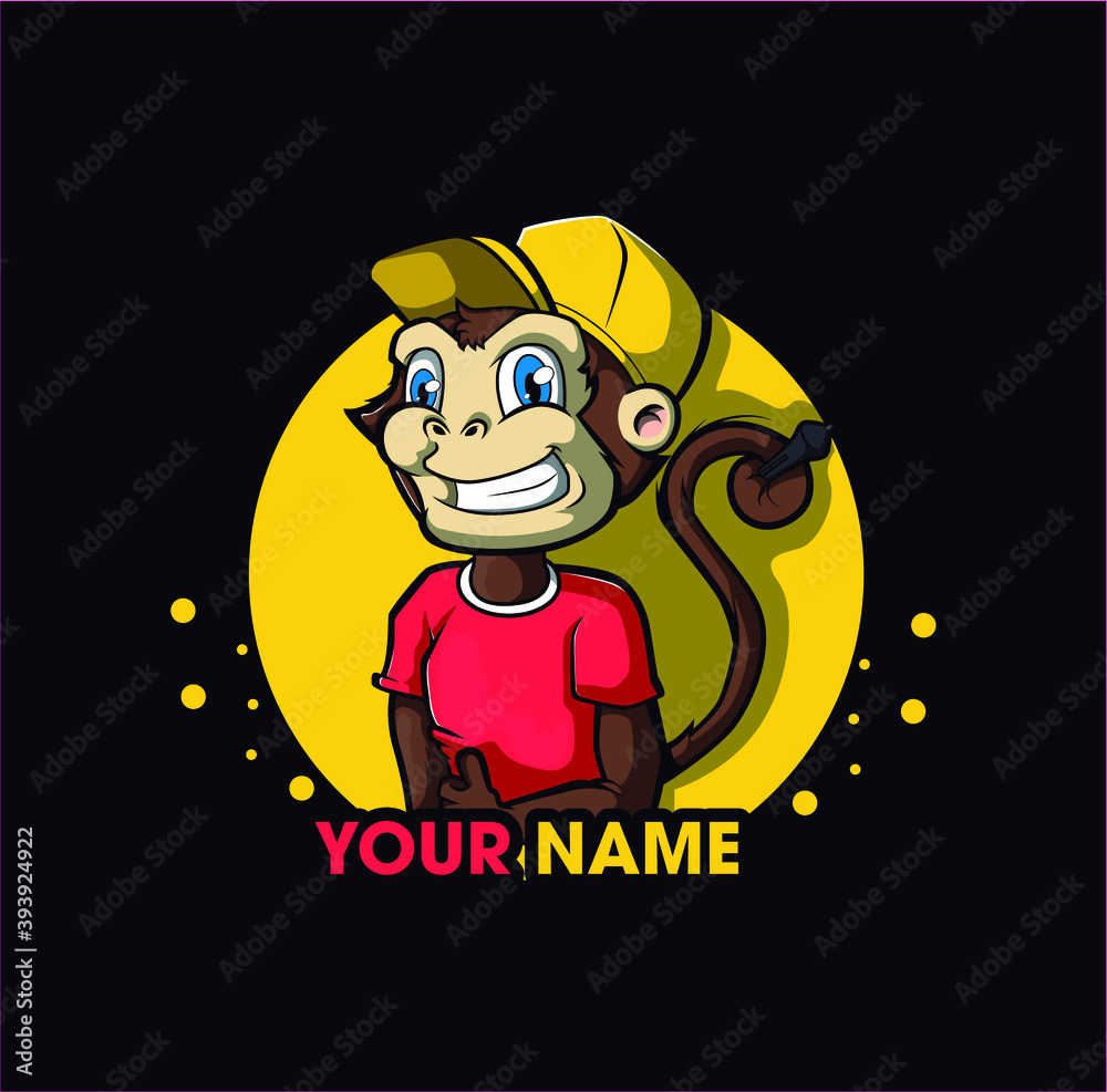 mascot logo for brand vector illustration Stock Vector | Adobe Stock