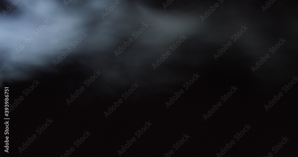 Low density smoke puff spreading concentrically outwards / Gunshot ...