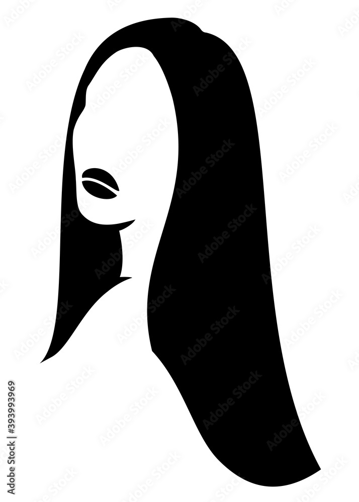 Straight Beautiful Girl Hair The Lady Is Beautiful And Stylish