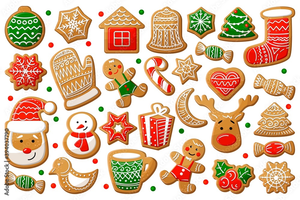 Christmas Cookie Star Clip Art