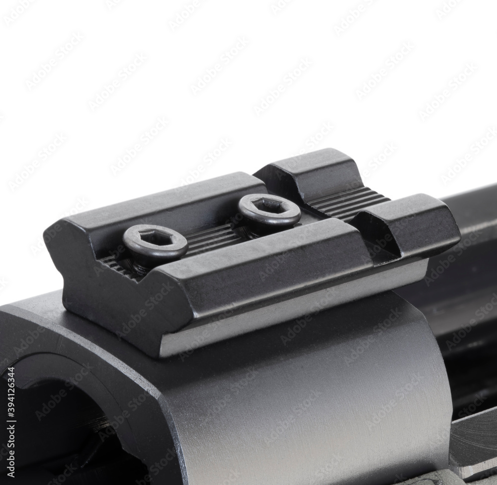 Scope base being tighted onto a rifle Stock Photo | Adobe Stock