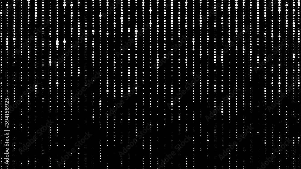 Abstract Halftone Texture Vector Dots Background White Particles Of Different Sizes Stock