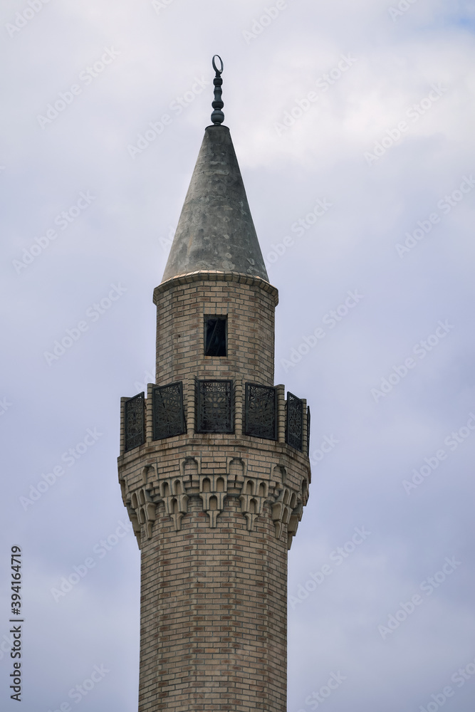 Minaret mosque tower in Manzini, Swaziland, Kingdom of Eswatini Swazi ...