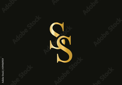 SS letter logo design. SS Logo for luxury branding. Elegant and stylish ...