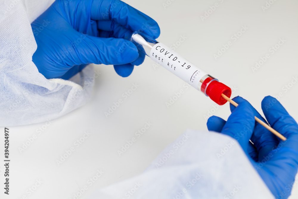 Coronavirus COVID-19 testing kit,swab collection equipment,sterile ...