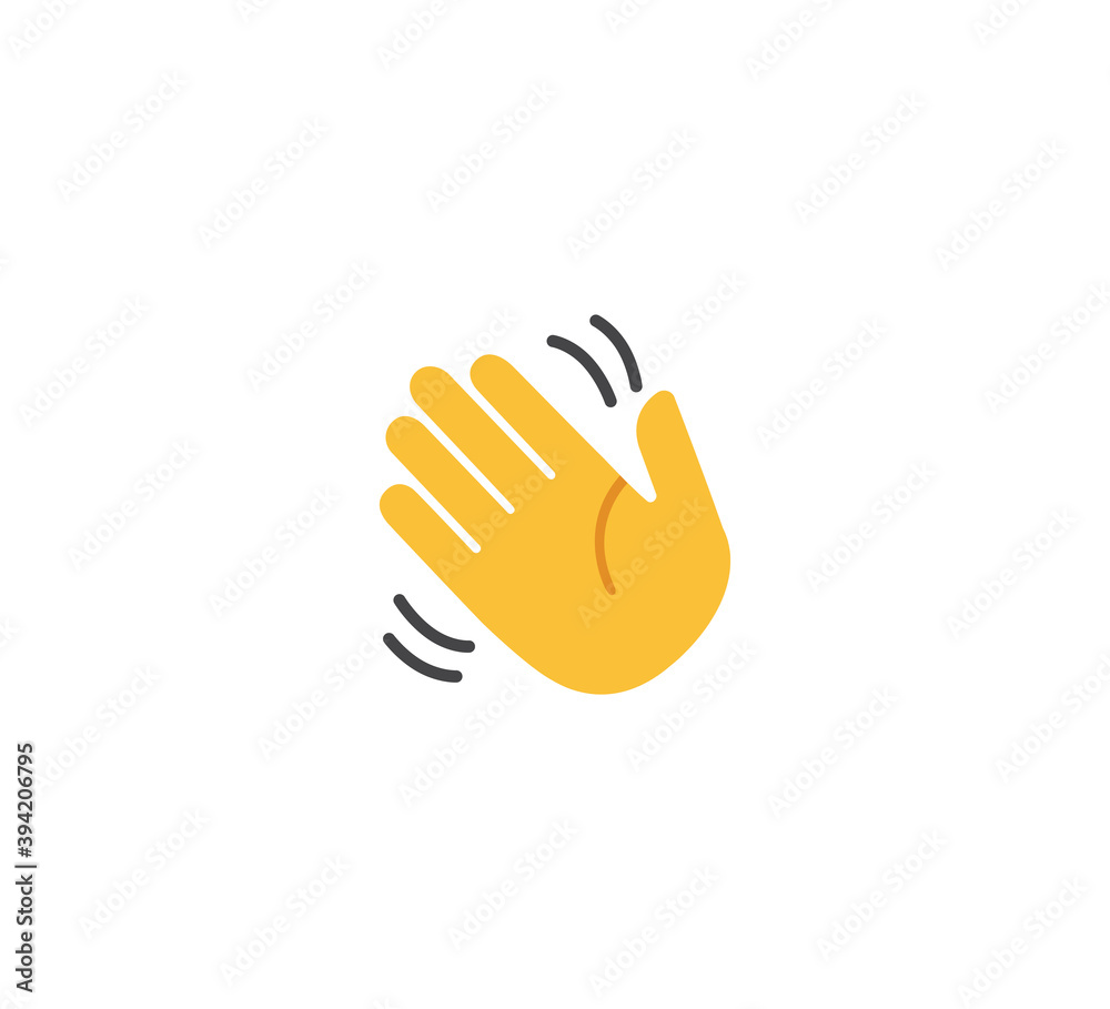 Waving Hand Emoji
