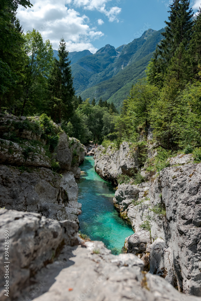 Soca Valley, Slovenia: Image of the beautiflul valley of soca river ...