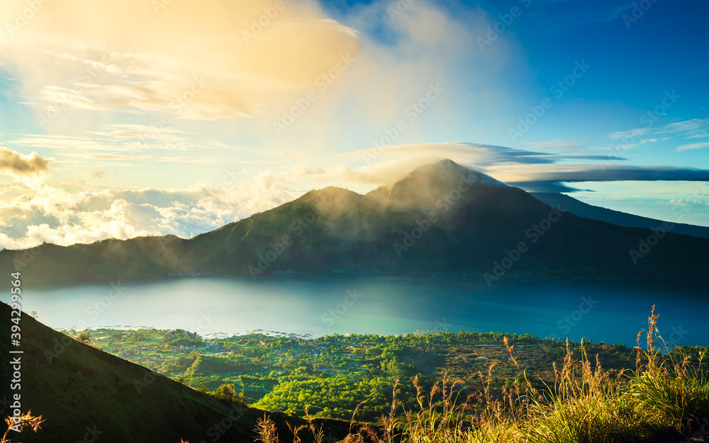 Kintamani volcano Bali tourist attraction or Mount Batur is one of the ...