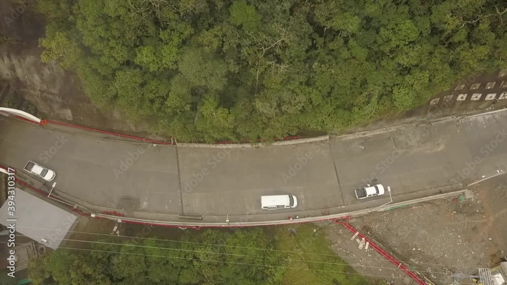 plano cenital tunel de la linea colombia Stock Video | Adobe Stock