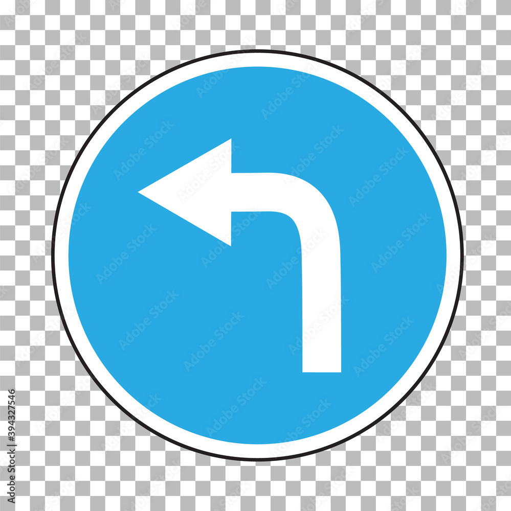 traffic sign direction of travel sign. german traffic sign. moving to ...