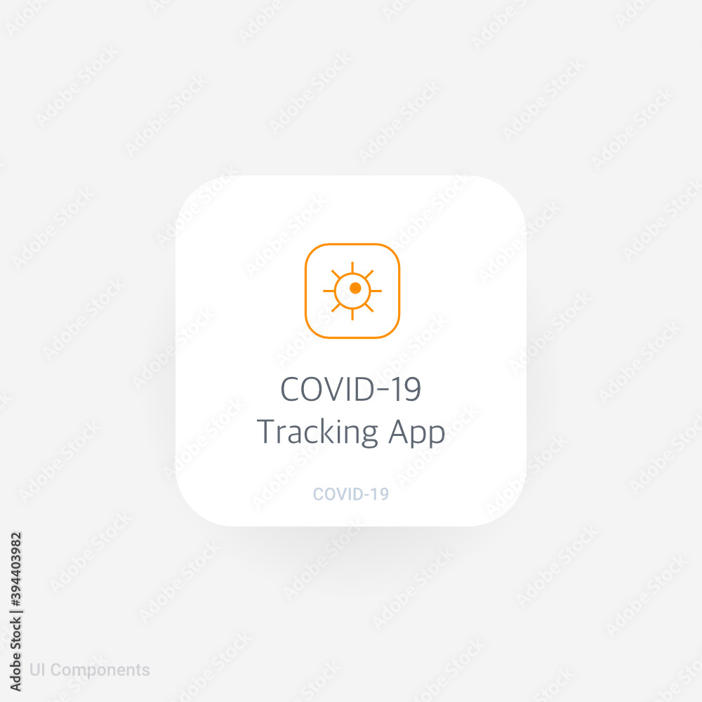 COVID-19 Tracking App, Refined COVID-19 medical function and information popover UI/UX design ...