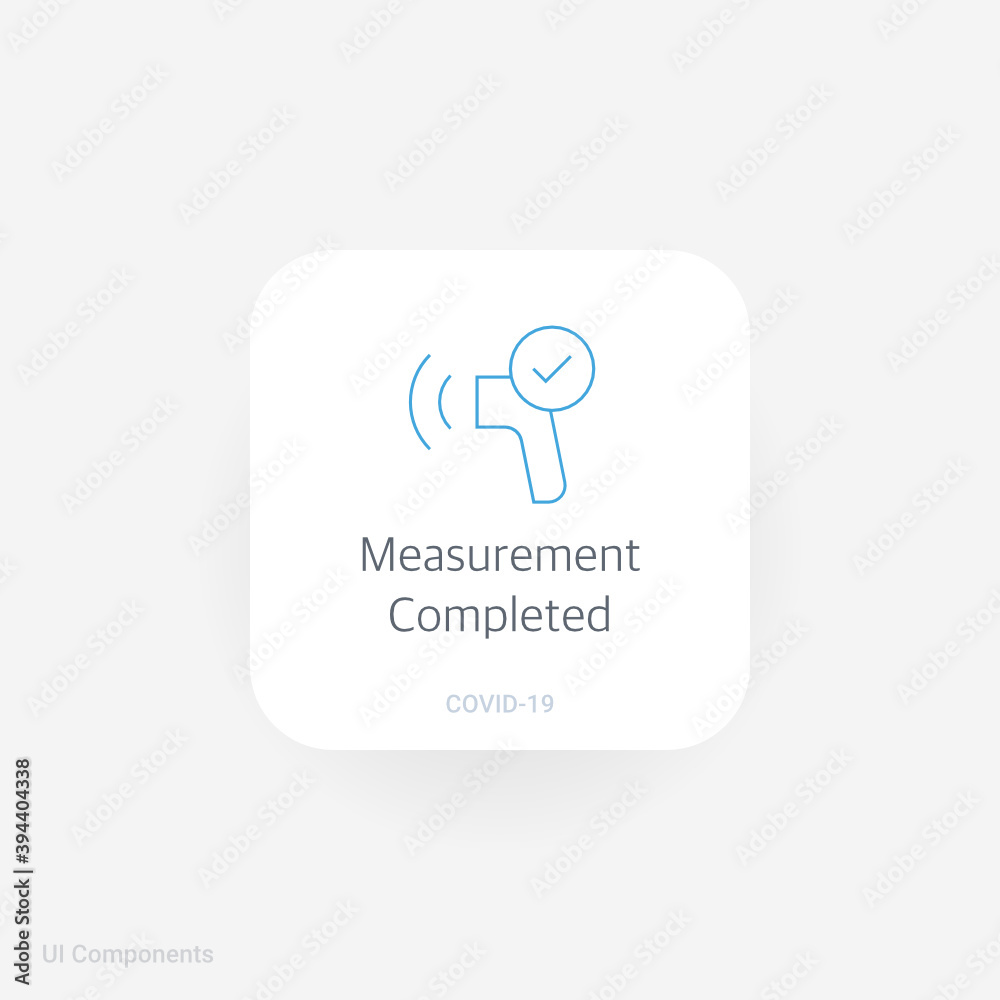 Touchless Thermometer Measurement Completed, Refined COVID-19 medical function and information ...