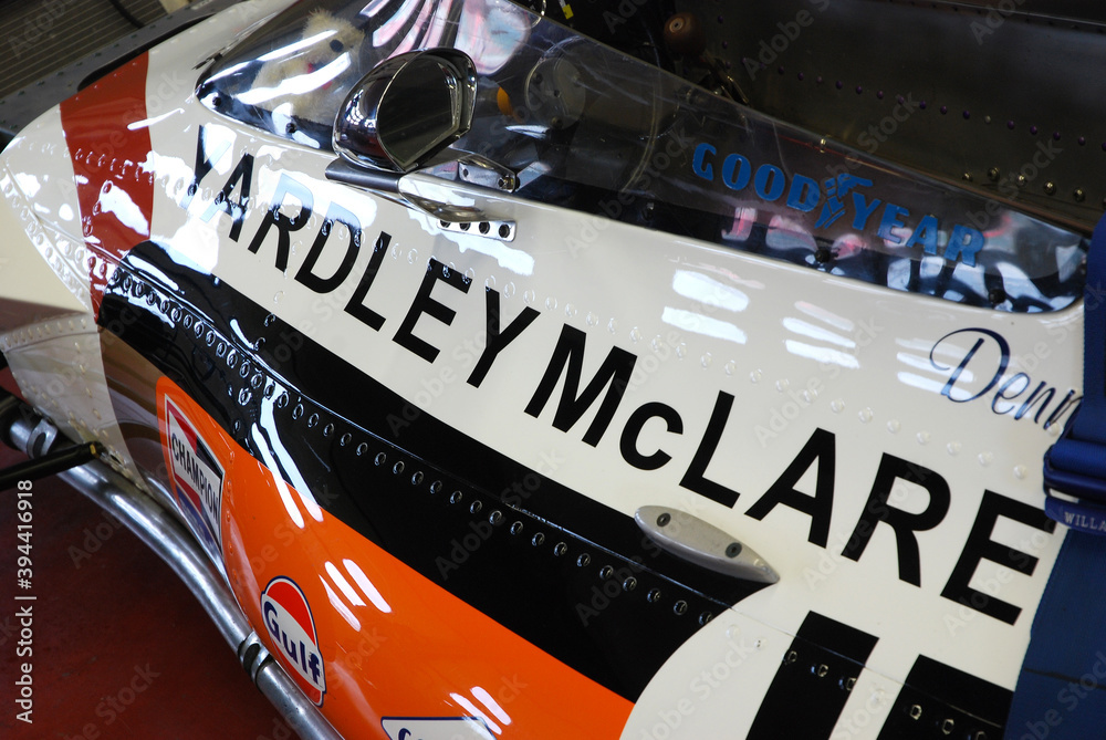 Mugello Circuit 1 April 2007: Detail of Classic F1 Car 1972 McLaren ...