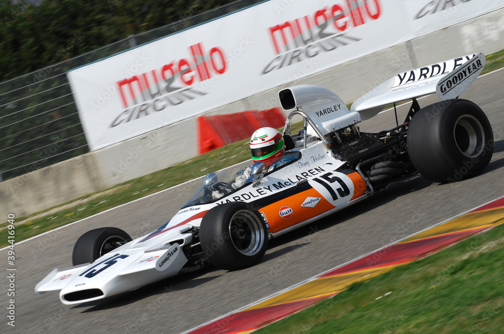 Mugello Circuit 1 April 2007: Classic F1 Car 1972 McLaren M19C ex Denny ...
