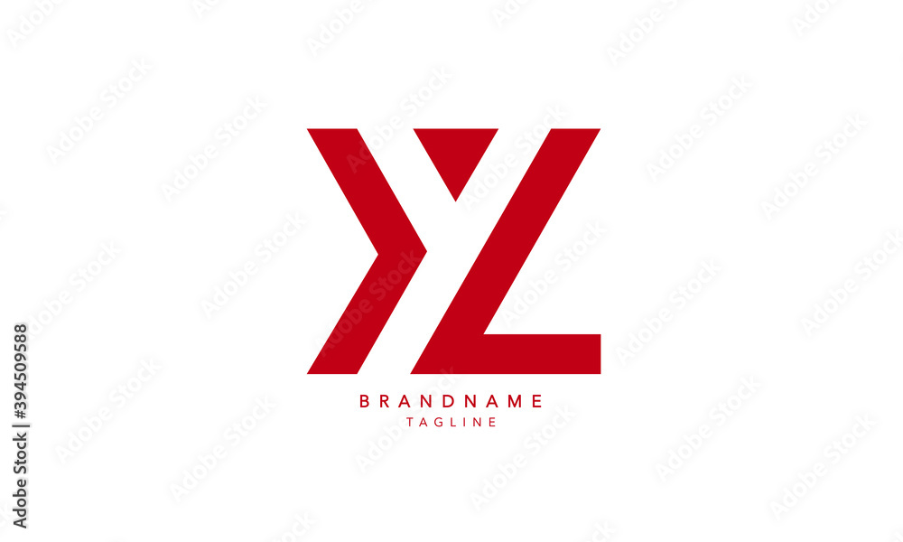 Alphabet letters Initials Monogram logo YL, LY, Y and L Stock Vector ...